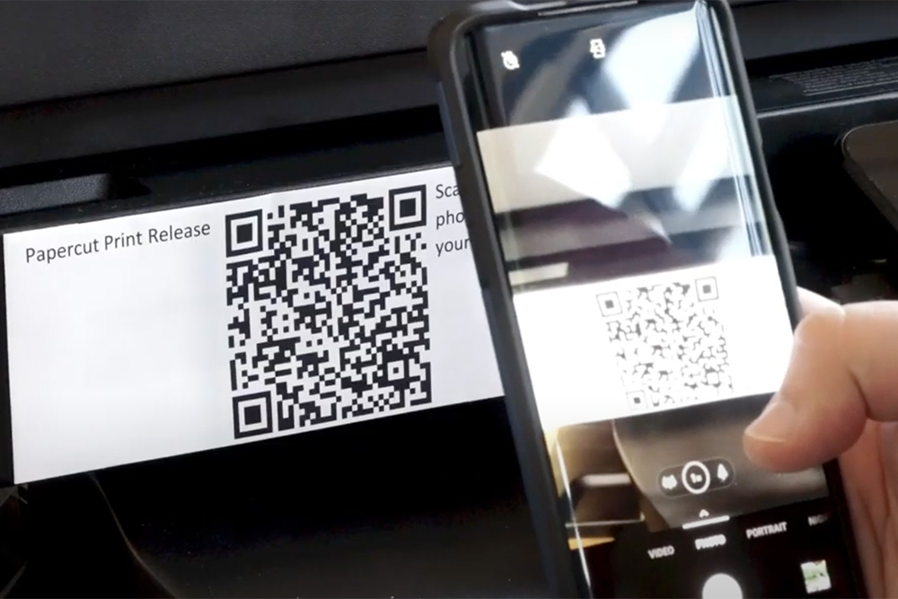 QR Code Print Release With PaperCut